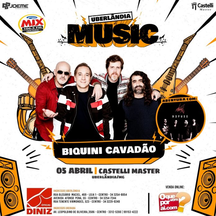 Uberlândia Music traz show de Biquini Cavadão no Castelli Master ...